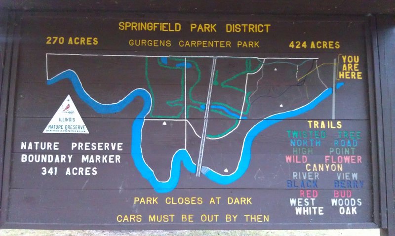 Carpenter Park Trail Map - Picture Of Carpenter