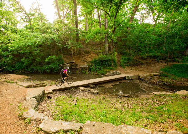 Slaughter Pen Sampler Loop (Green +) Mountain Bike Trail, Bentonville ...