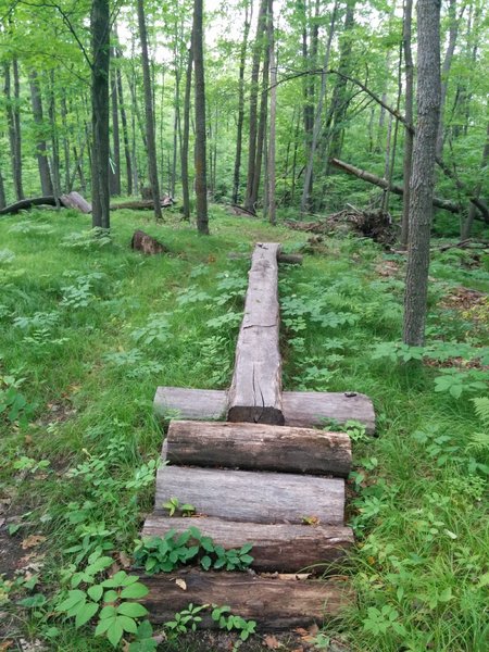 Log pyramid to skinny technical feature.