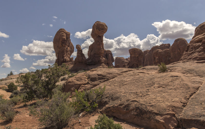 Moab Canyon Paved Path Mountain Bike Trail, Moab, Utah