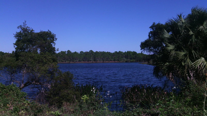 Lake view from Corridor Trail