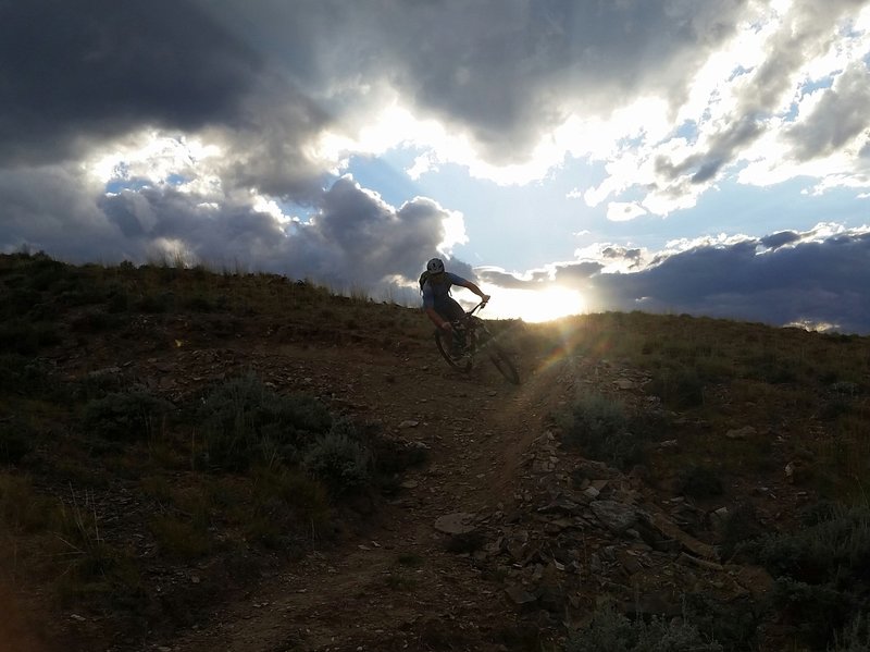 Berm-Baby-Berm Mountain Bike Trail, Cody, Wyoming
