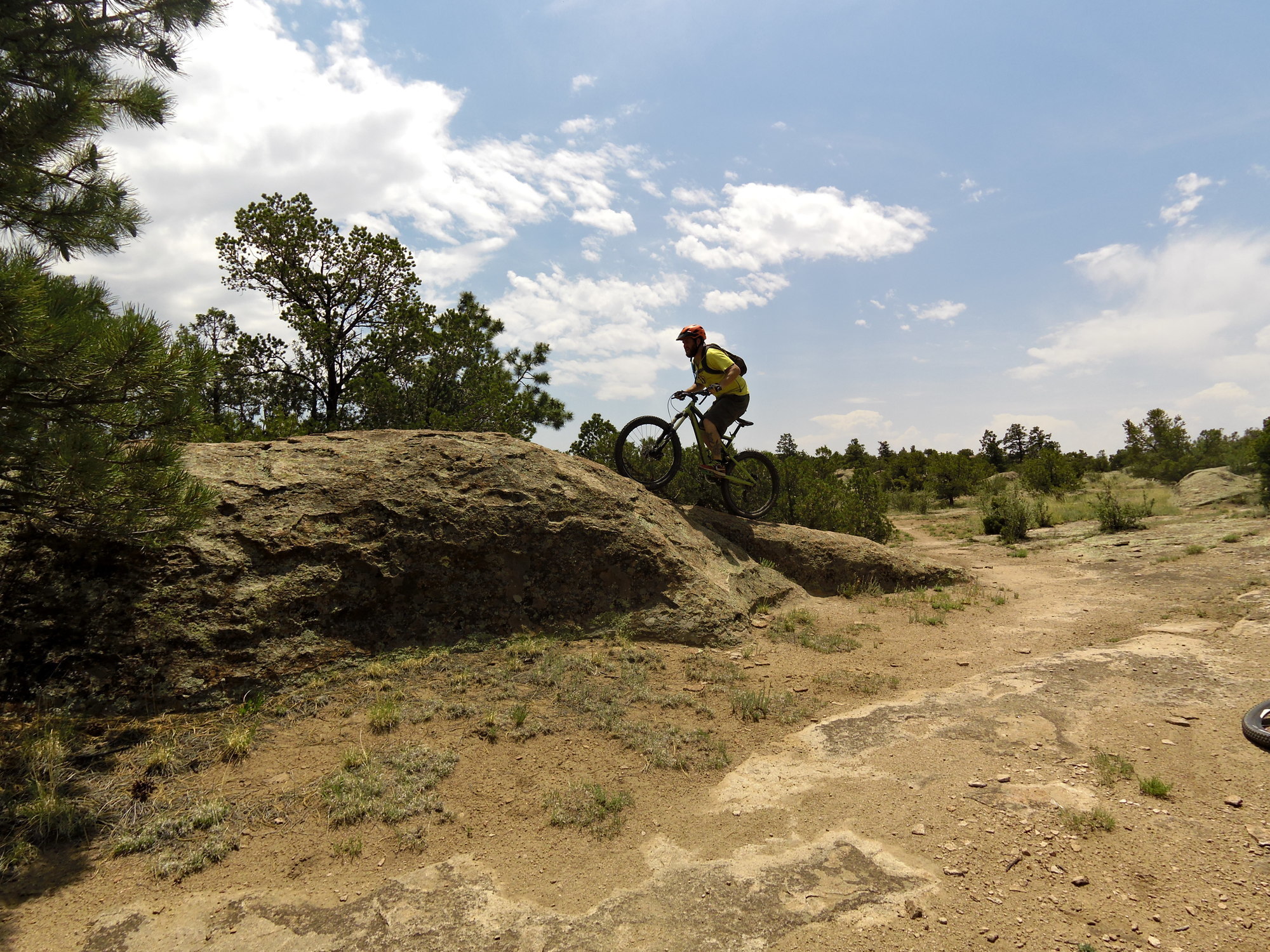 Fun rock features along Blue Sky Loop!