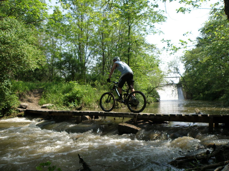 Spring Lake Park Mountain Bike Trail, Macomb, Illinois