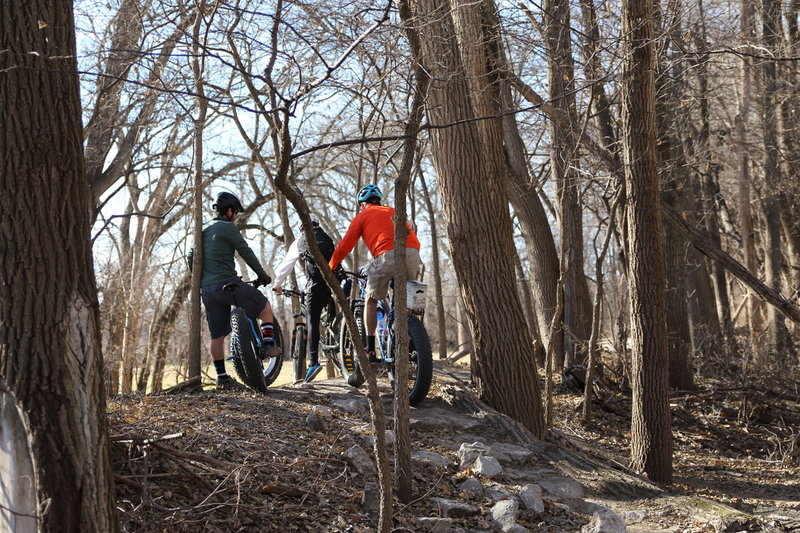 Gathering @ the top of Gnarnia, a short rock garden that will challenge ...