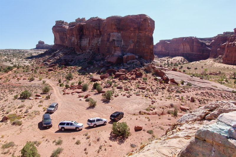 Courthouse Rock, north of Moab UT