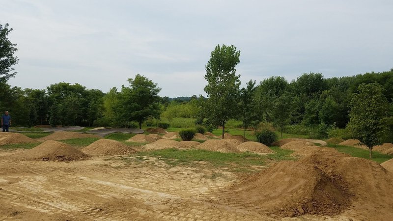 A progression of difficulty across the different jump lines. The paved ...