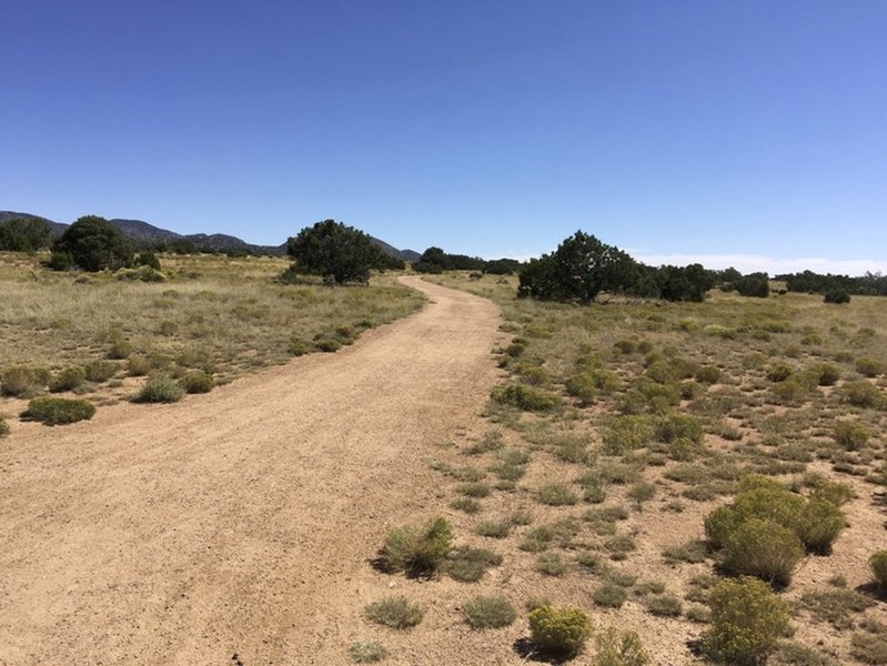 Santa Fe Rail Trail Mountain Bike Trail, Agua Fria, New Mexico