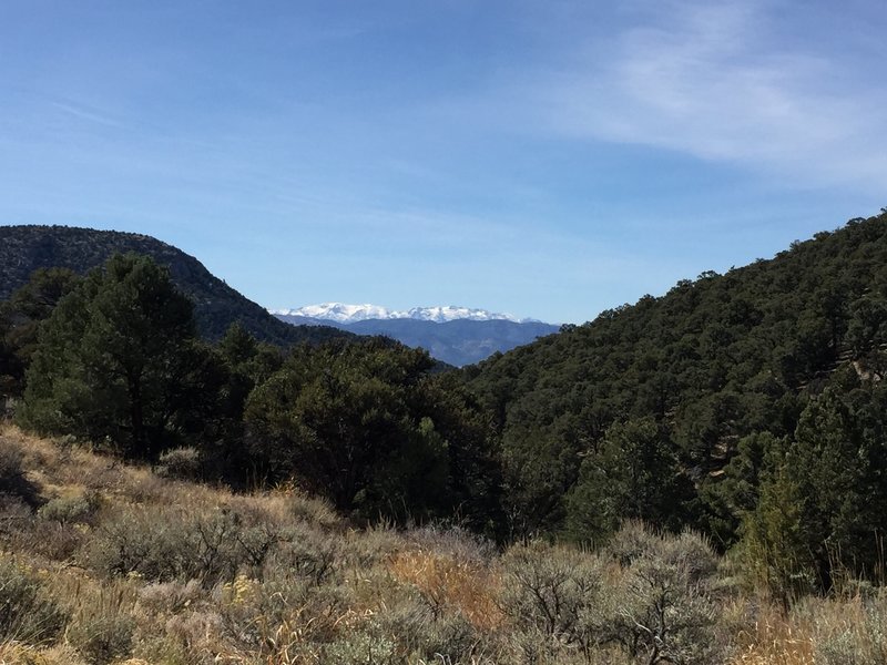 Beautiful views from the top of Pequop Rest Area - Paine Basin Access ...
