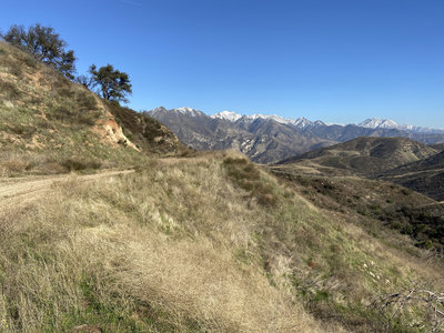 Kagel Canyon Road Mountain Bike Trail, San Fernando, California
