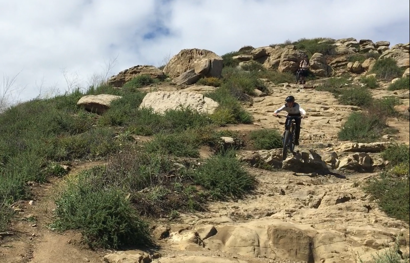 Turtle Rock Viewpoint Trail Mountain Bike Trail, Irvine, California