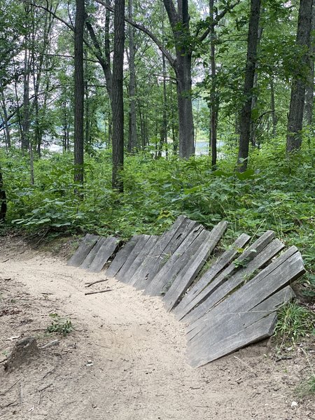 Another mini-wood berm