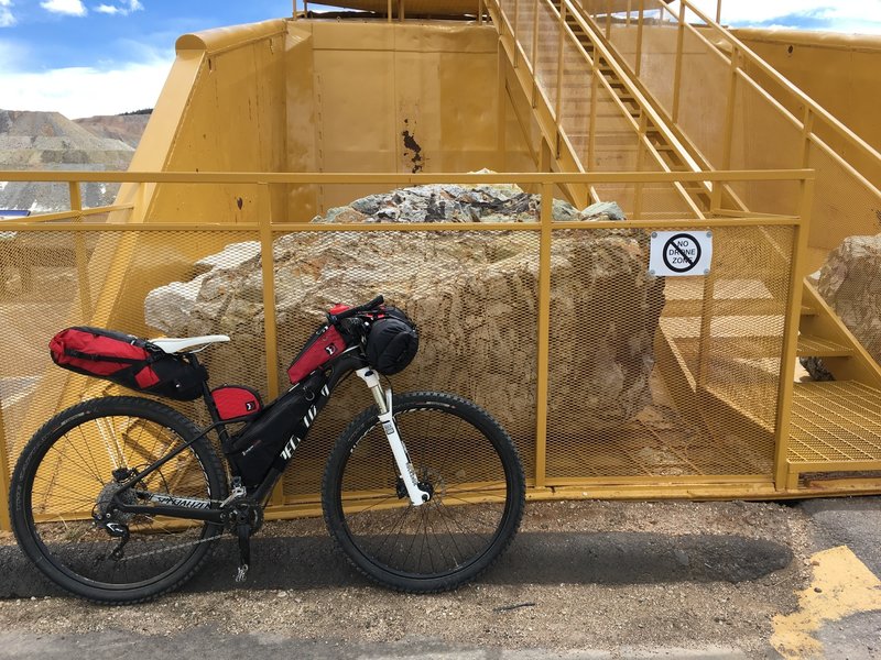 Hike up and see the mine! Bike Packing rig.