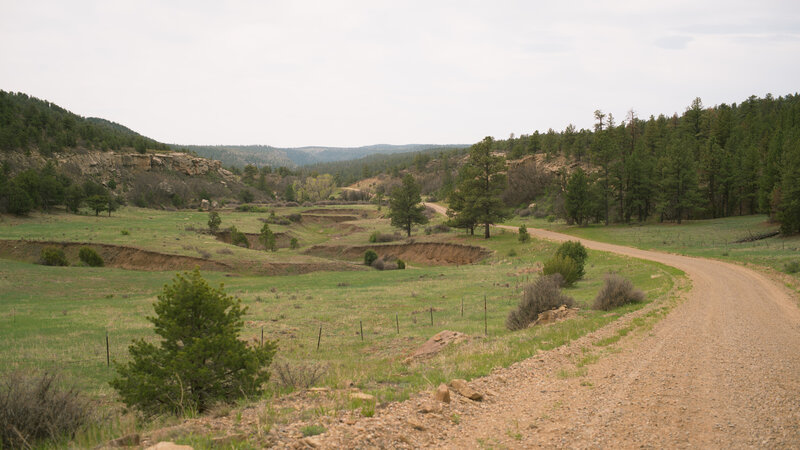 Cimarron to Valle Vidal Route Mountain Bike Trail, Cimarron, New Mexico