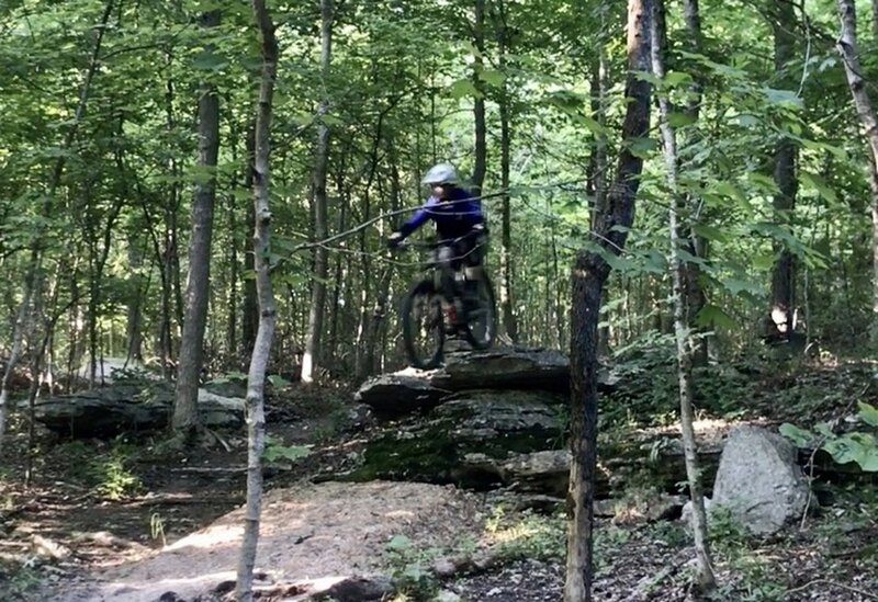 Large rock drop on Drop Me Off.