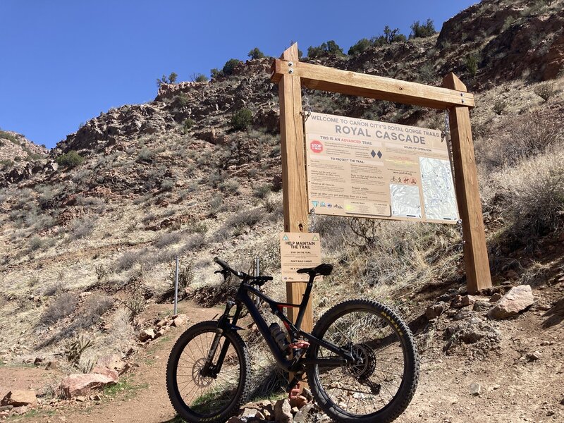Tunnel Drive Mountain Bike Trail, Cañon City, Colorado
